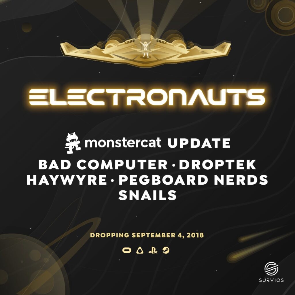 Jam with Monstercat in the First Electronauts Content Update, Now Live! - Survios