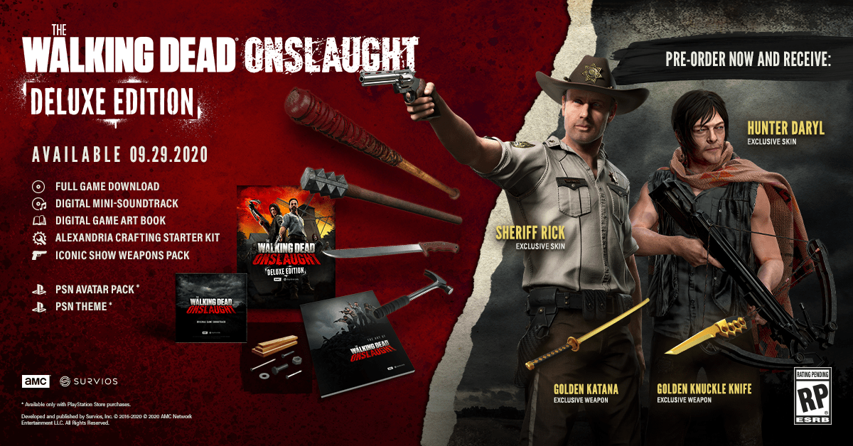 TWD-Deluxe-Editions-and-pre-orders-Art - Survios
